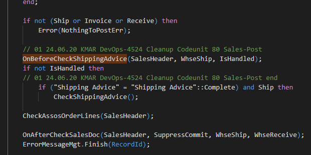 [Event Request] Codeunit 80 Sales-Post - OnBeforeCheckShippingAdvice · Issue #9353 · microsoft ...