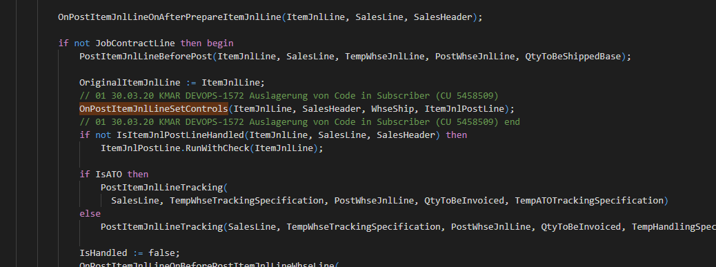 [Event Request] Codeunit 80 Sales-Post - OnPostItemJnlLineSetControls · Issue #9356 · microsoft ...