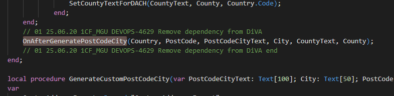 Event Request Codeunit 365 Format Address Onaftergeneratepostcodecity · Issue 9618