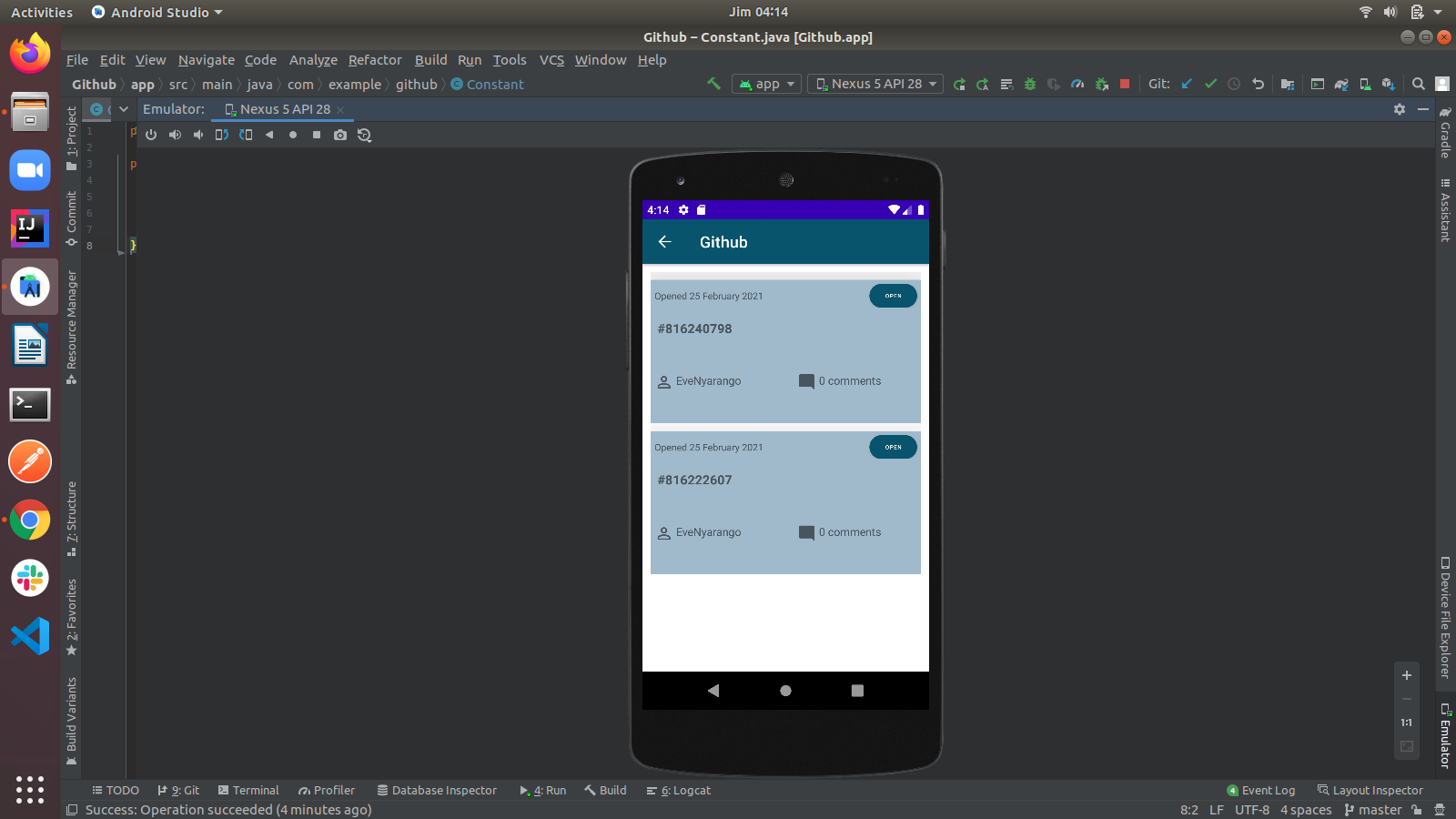 GitHub - EveNyarango/Github-Issue-tracker: This is an android ...