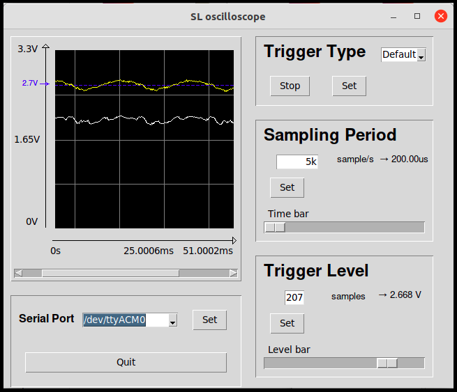 GitHub - sentomarco/STM32-NUCLEO-oscilloscope: A 2 chs 100kHz digital oscilloscope working on ...