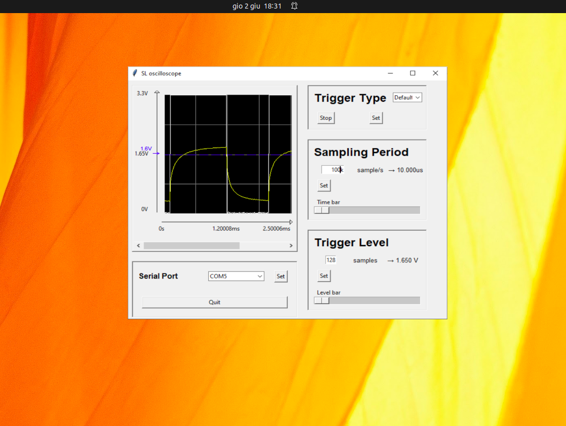 GitHub - sentomarco/STM32-NUCLEO-oscilloscope: A 2 chs 100kHz digital oscilloscope working on ...