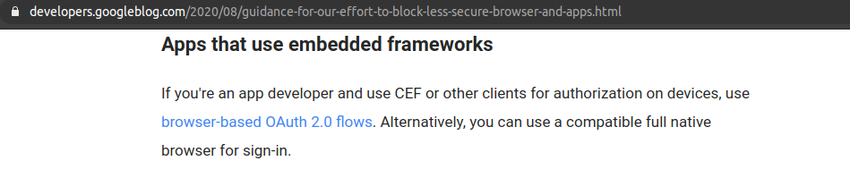 Is there support for Google OAuth 2.0 ? · Issue #1761 · react-native-webview/react-native ...