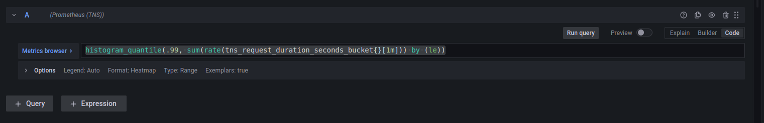 Prometheus datasource parses exemplar values as heatmap, discarding remainder of fields in frame ...
