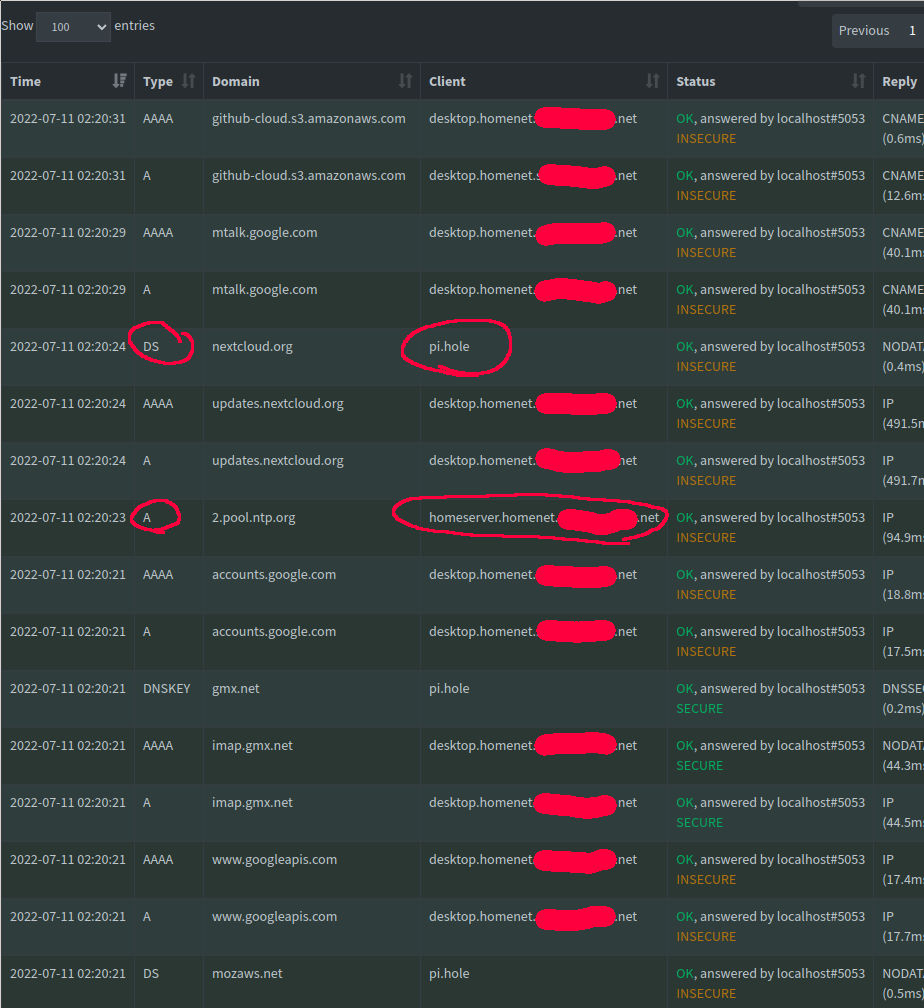 'PIHOLE_PTR=false' only used for A and AAAA queries · Issue #1387 · pi-hole/FTL · GitHub