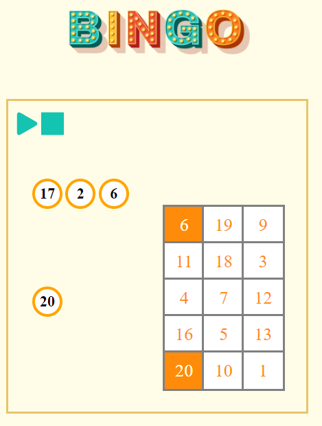 GitHub - ymartinguzman/Bingo: Bingo creado con JavaScript