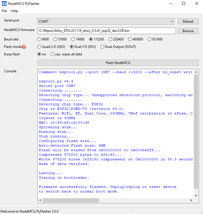 [ESP32] 'Invalid Header' nach Flashing · Issue #476 · lumapu/ahoy · GitHub