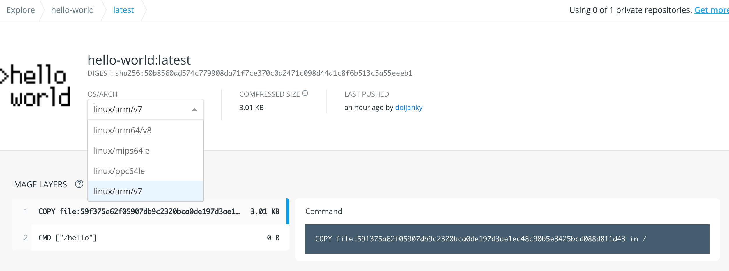 Hello World Latest Image Dont Have Amd64 S390x Version Anymore · Issue 9562 · Docker Library