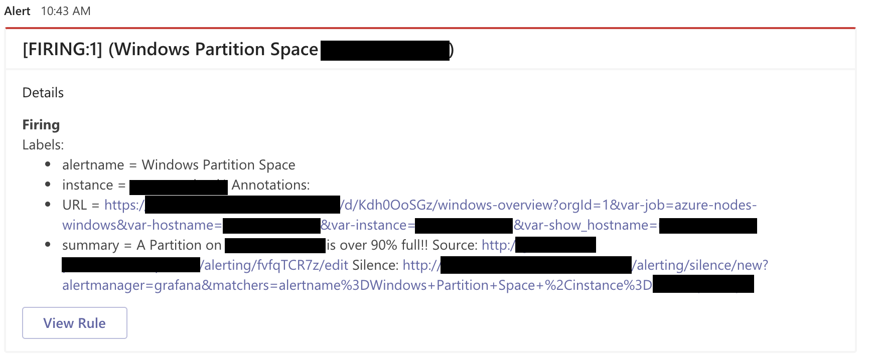 [NG-Alerting] Microsoft Teams template missing new-lines before Annotations & Silence (cosmetic ...