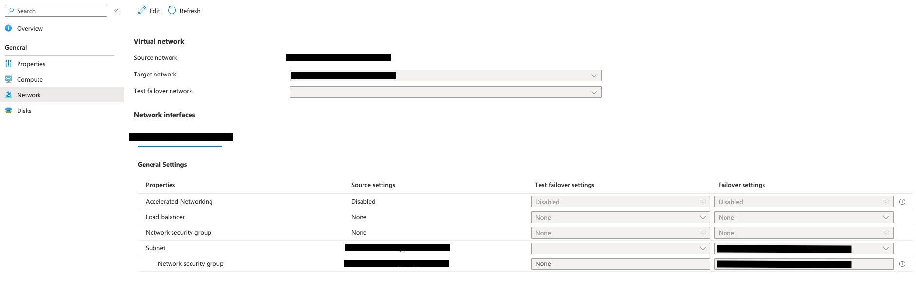 Support for Test Failover Network and Test failover Settings for ASR ...