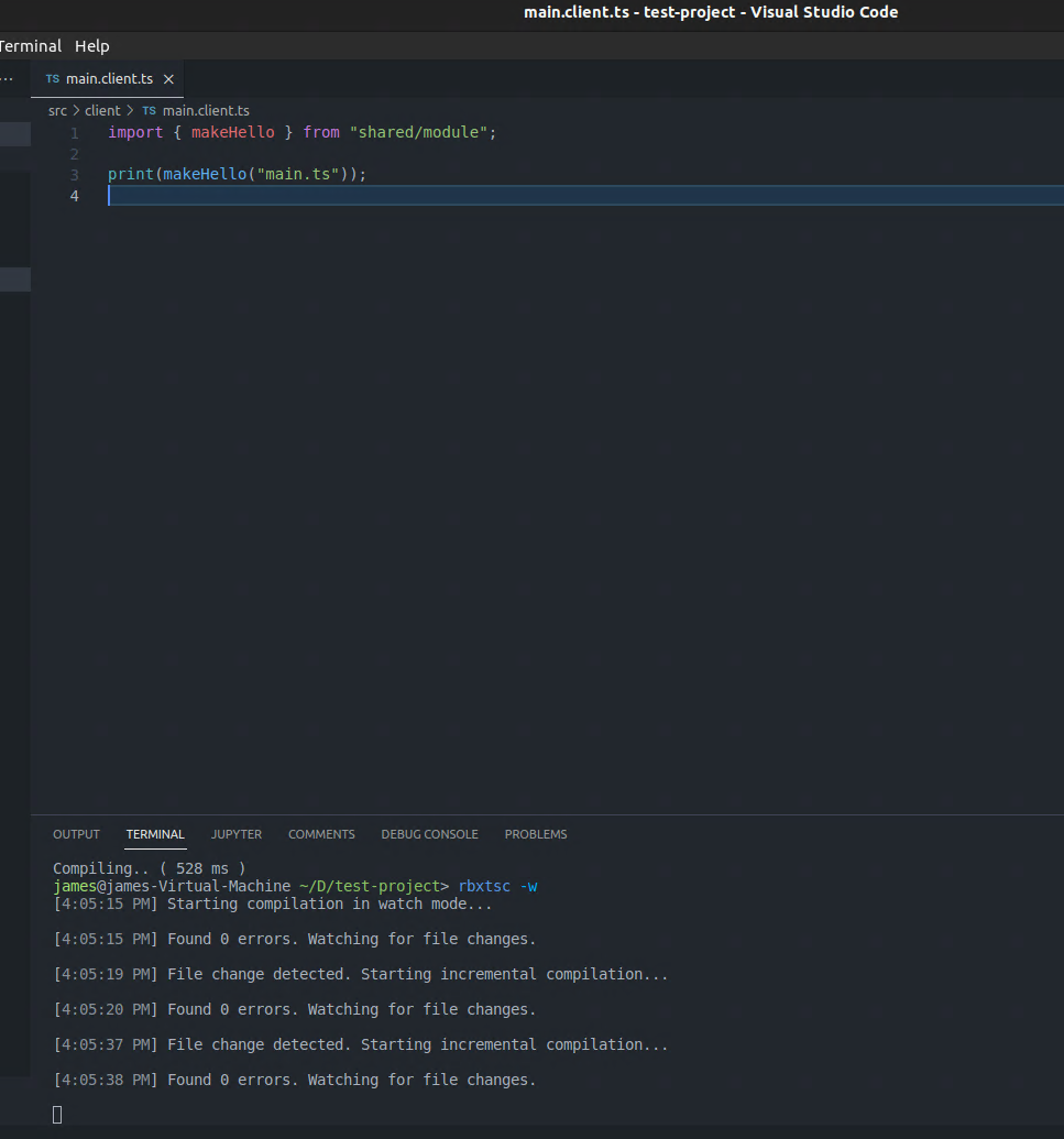 File watching does not work in WSL · Issue #2160 · roblox-ts/roblox-ts · GitHub