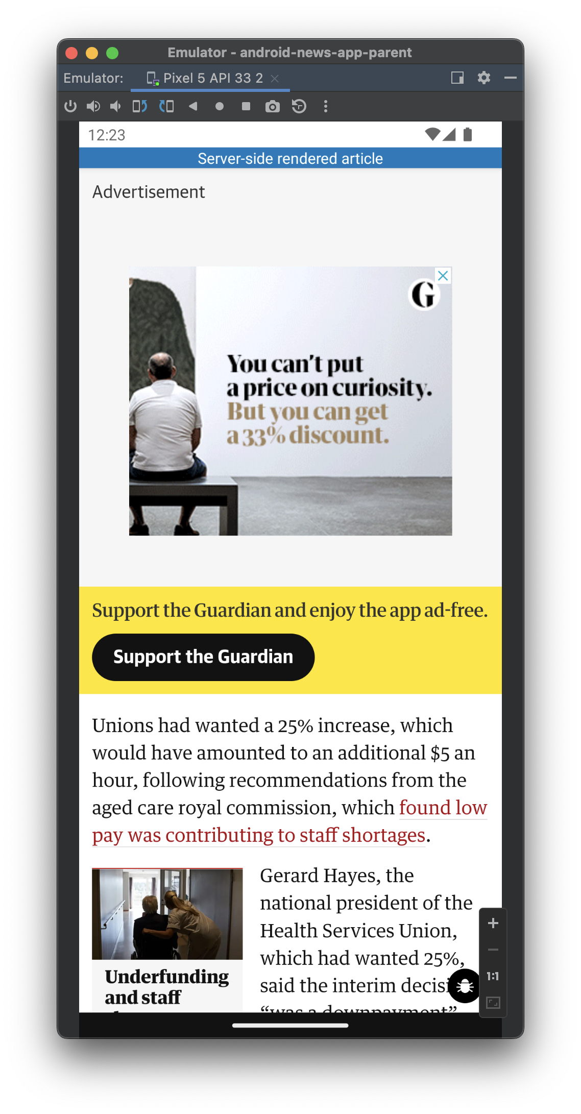 Improve accessibility of advertisement labels by georgeblahblah · Pull Request #6352 · guardian ...