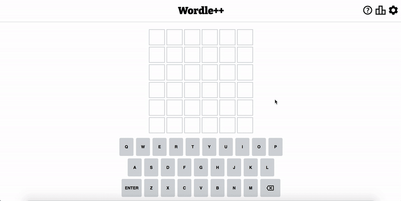 GitHub - brandonlam4237/wordle-plus-plus: 6-letter Wordle clone
