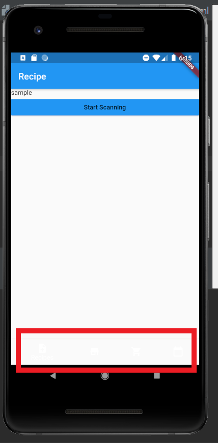 The Bottom Navigation Bar Doesn T Show Correctly When I Add An Option