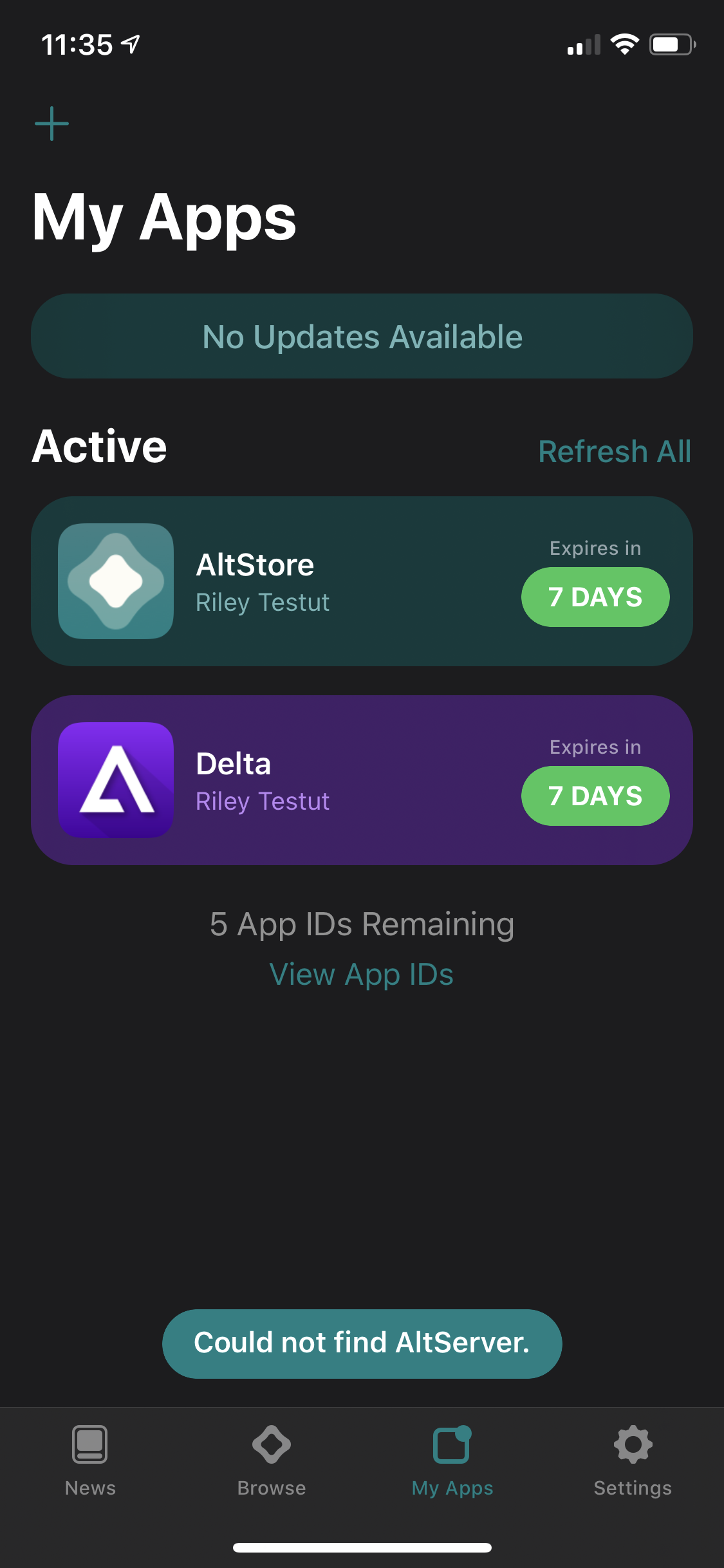 Crashes when trying to sideload any app · Issue #406 · altstoreio/AltStore · GitHub