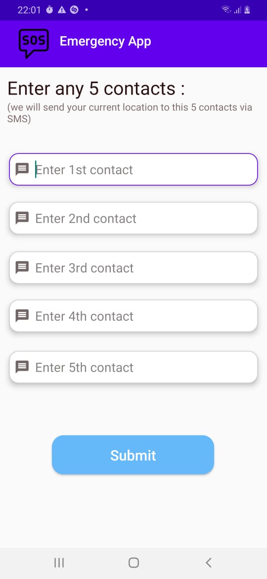 GitHub - dwijjoshi/Emergency-App: This app sends your location to the ...