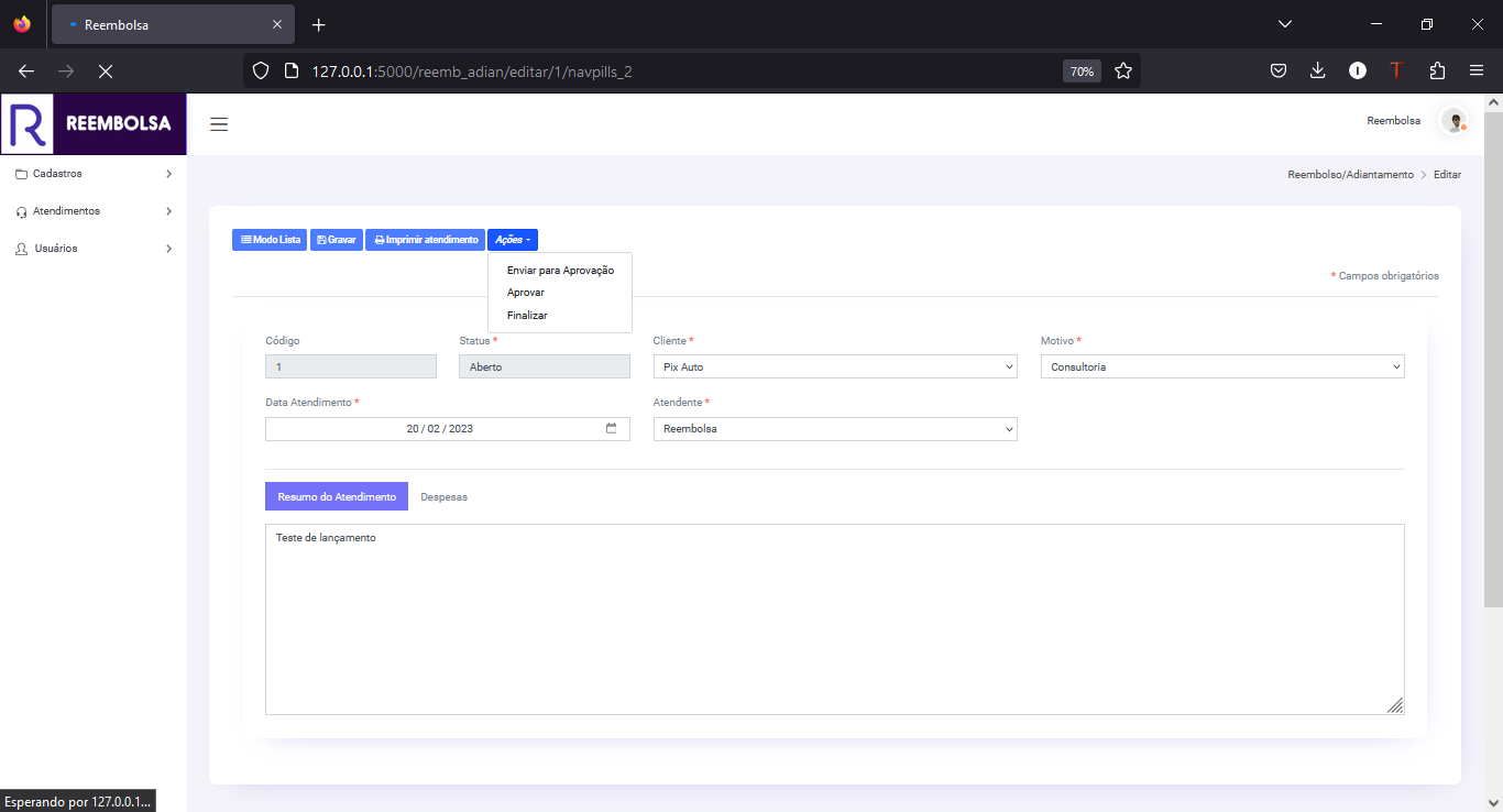 GitHub - icarograciano/reembolsa: Sistema para reembolso de despesas coorporativas feito com ...