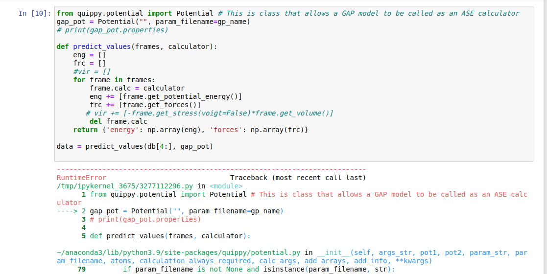 NPT Dynamics with GAP setting density to zero · Issue #568 · libAtoms ...