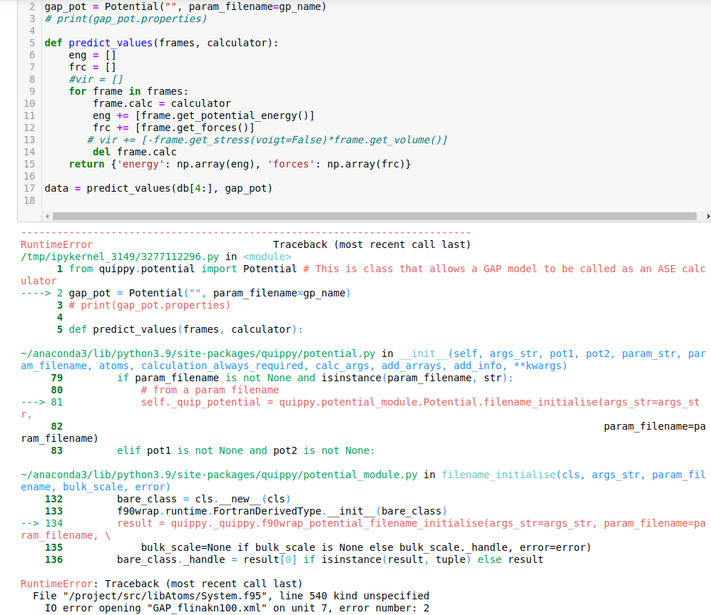 NPT Dynamics with GAP setting density to zero · Issue #568 · libAtoms/QUIP · GitHub