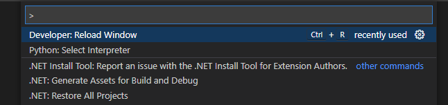 [VS Code Extension] Add command palette command Bicpe: Restart Current Session · Issue #8647 ...