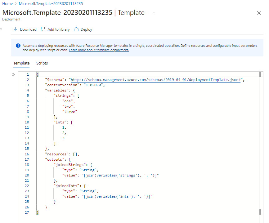 Extend join() method to support types other than string · Issue #7502 · Azure/bicep · GitHub