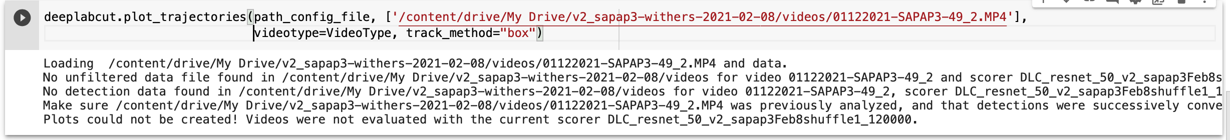 Analyze_Videos not creating any files · Issue #1127 · DeepLabCut ...