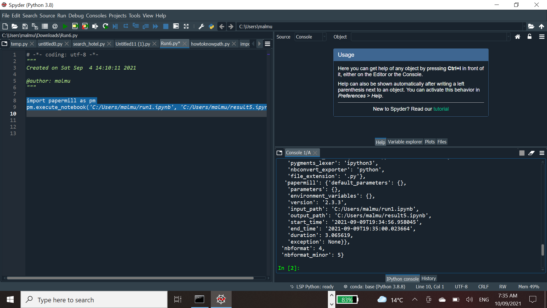 No error message on magic command error · Issue #501 · nteract/papermill · GitHub