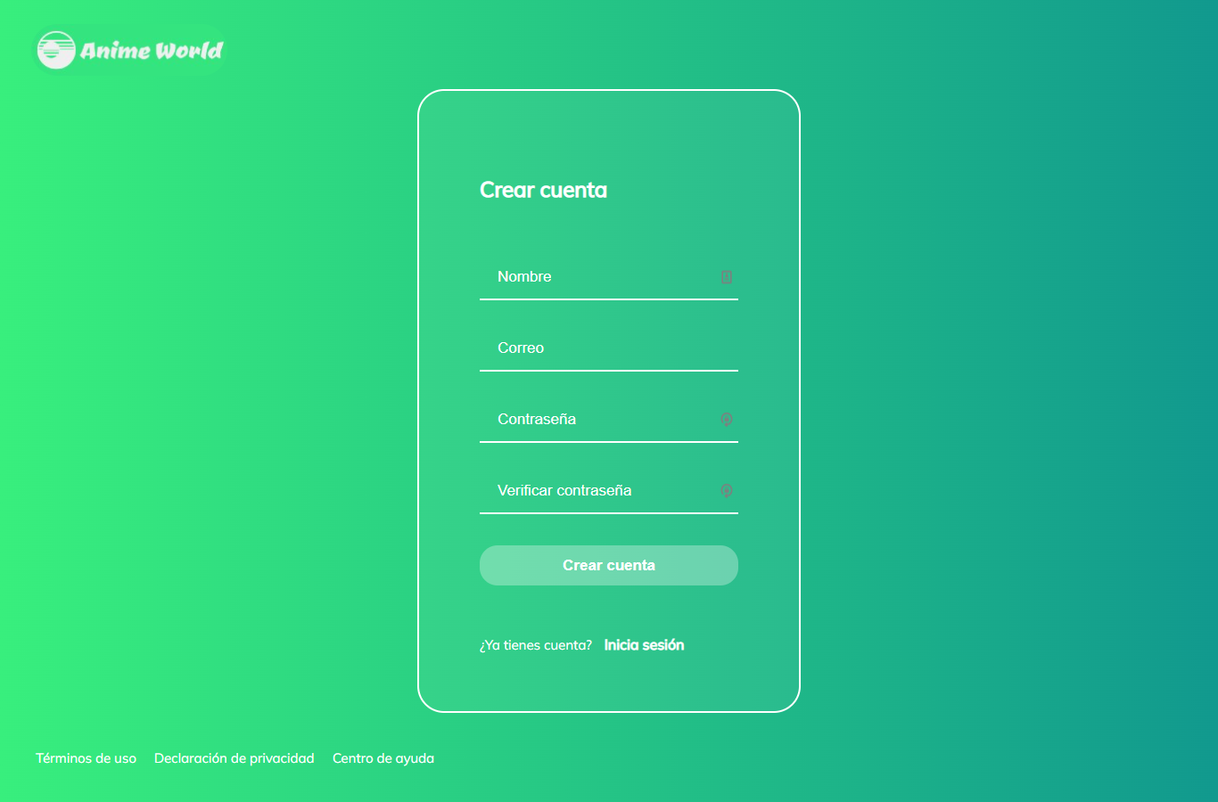 GitHub - estoicodev/anime-world: Layout of a video-web like Netflix ...