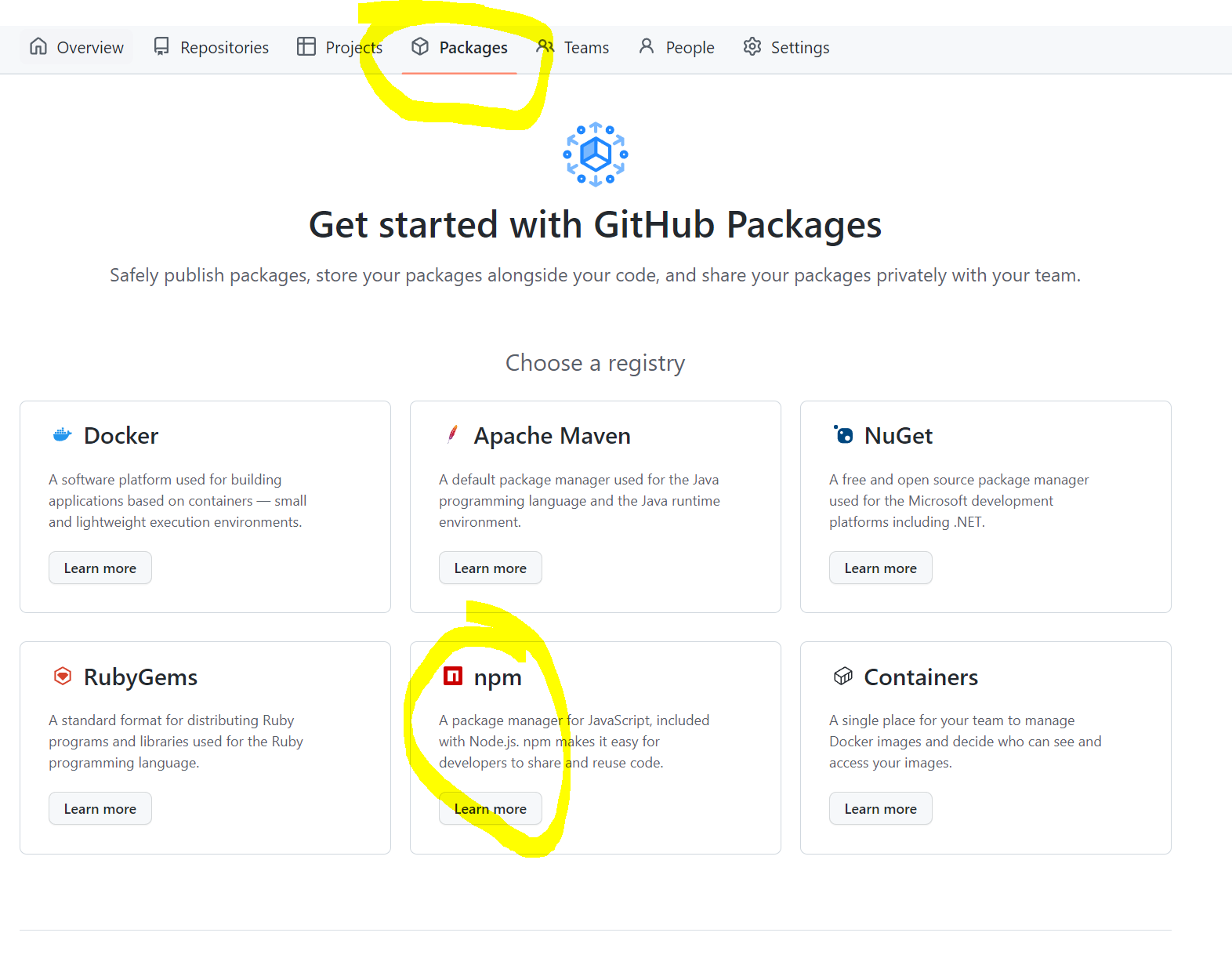 GitHub Packages not Available? · community · Discussion #34500 · GitHub