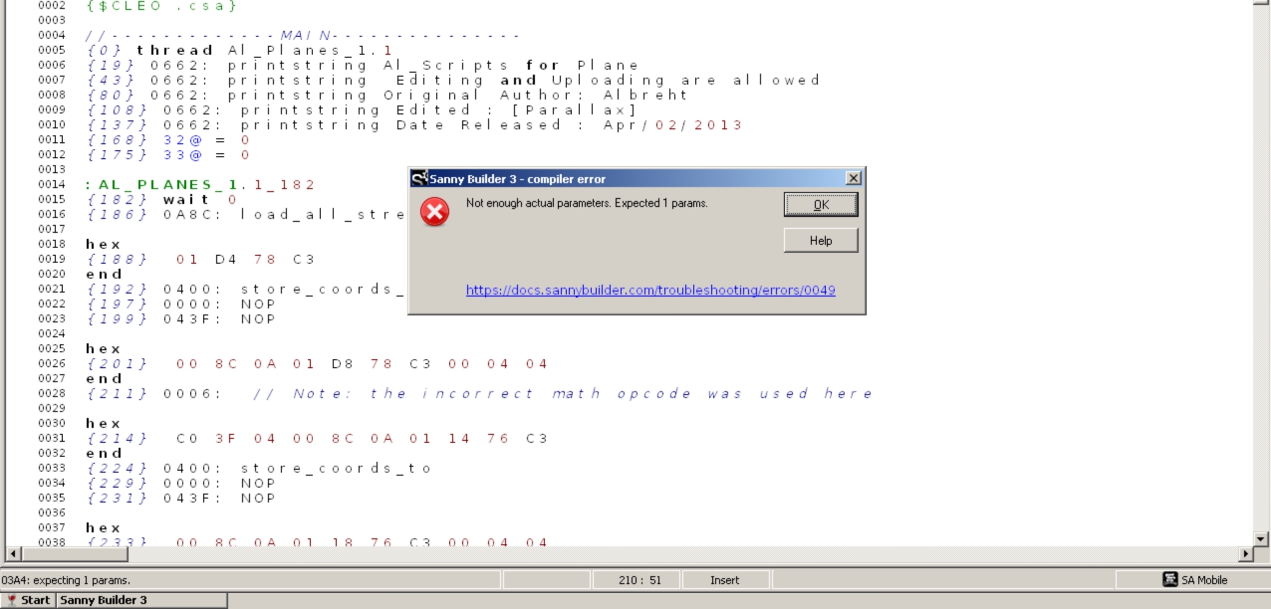 Problems at converting cleo to android · Issue #67 · sannybuilder/dev · GitHub