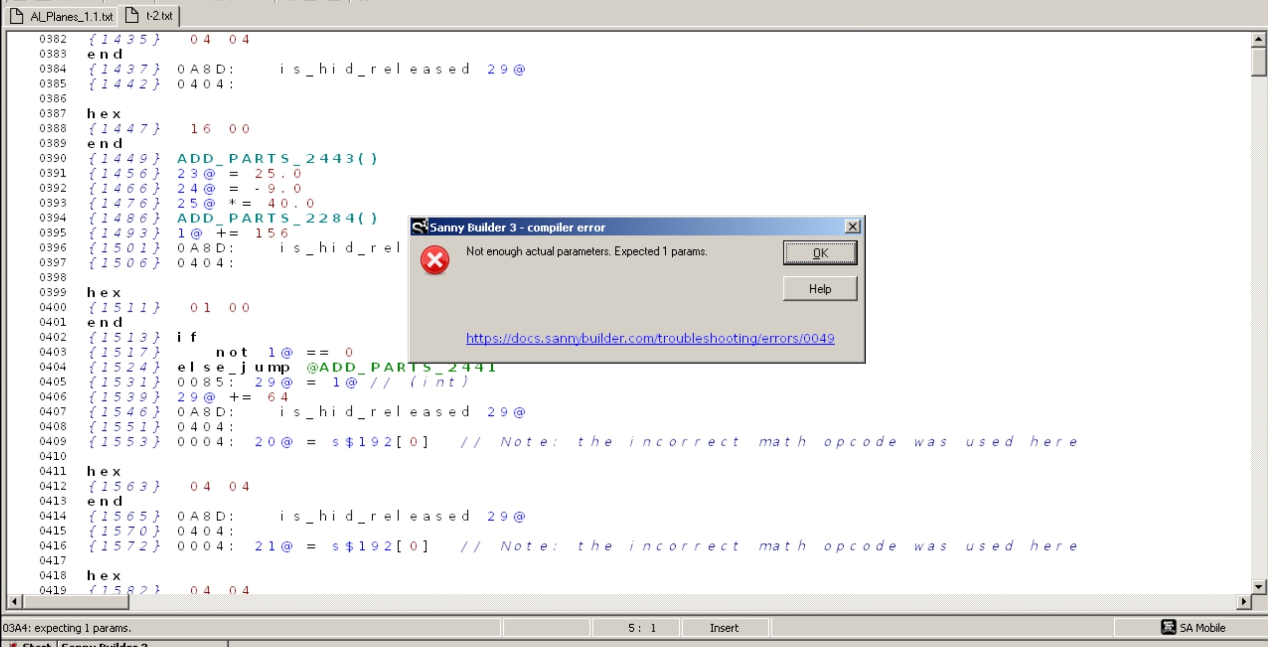 Problems at converting cleo to android · Issue #67 · sannybuilder/dev · GitHub
