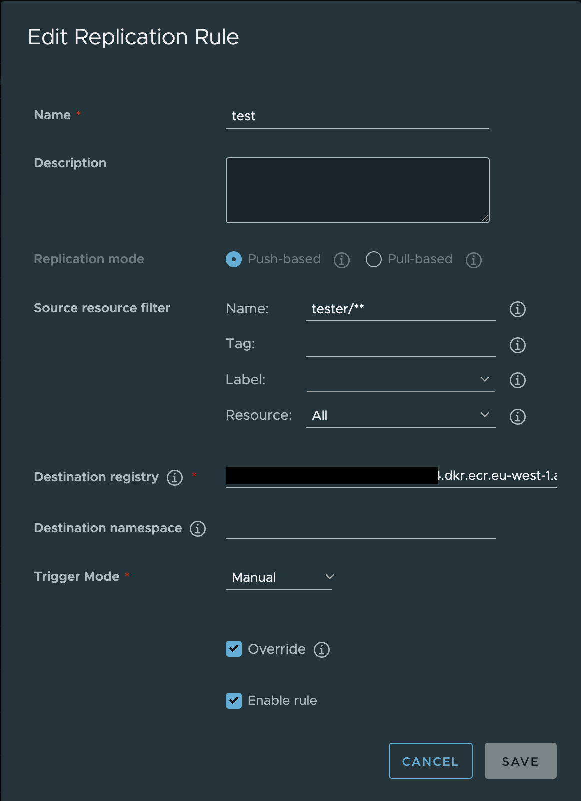 Replication to AWS ECR does not create target repository · Issue #14069 · goharbor/harbor · GitHub