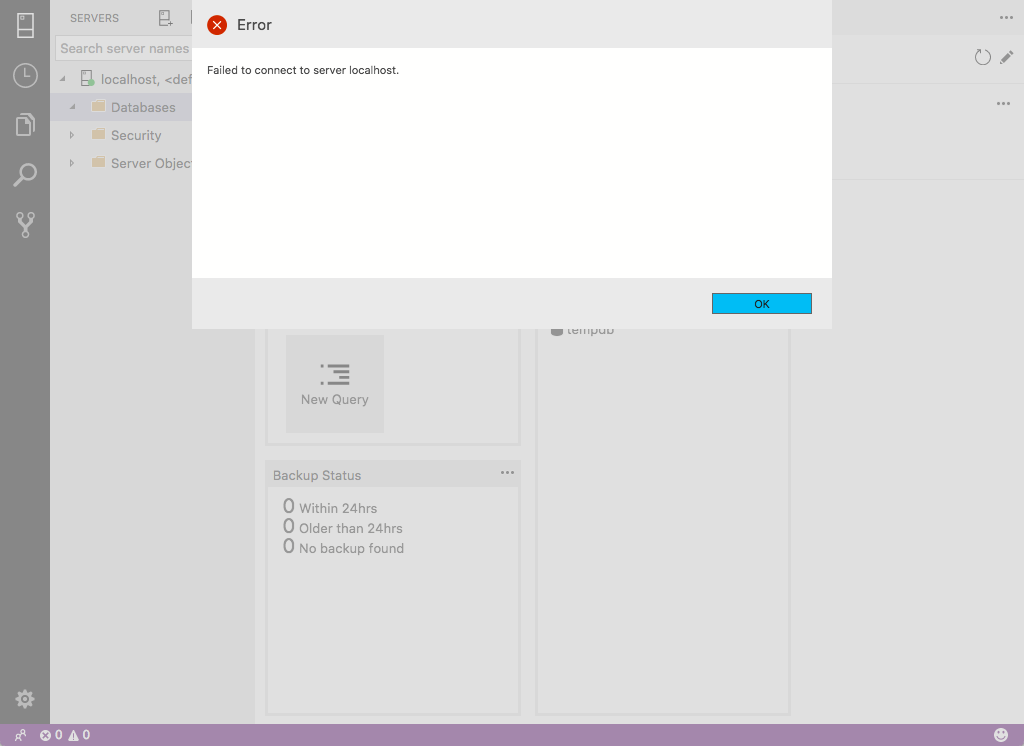 Disconnected servers are shown as connected · Issue #371 · microsoft/azuredatastudio · GitHub