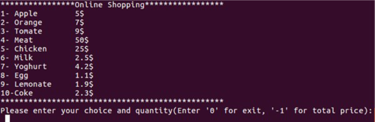 GitHub - sefasarac/Basic-Shopping-System: A simple ordering system with ...
