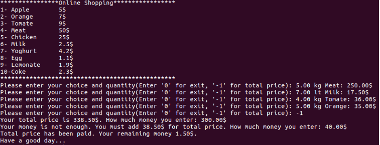GitHub - sefasarac/Basic-Shopping-System: A simple ordering system with ...