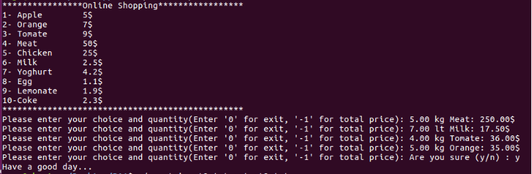 GitHub - sefasarac/Basic-Shopping-System: A simple ordering system with ...