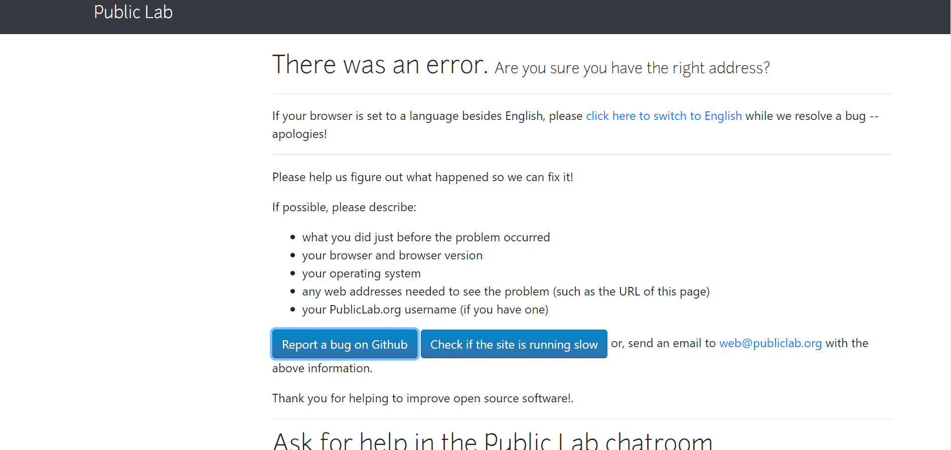 Work Together To Install plots2 on your Local Machine(Setup) · Issue #10844 · publiclab/plots2 ...