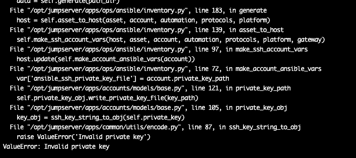 [Bug] Openssh 生成的带密码的密钥，通过jms连接会出现无法连接的情况 · Issue #9958 · jumpserver/jumpserver · GitHub