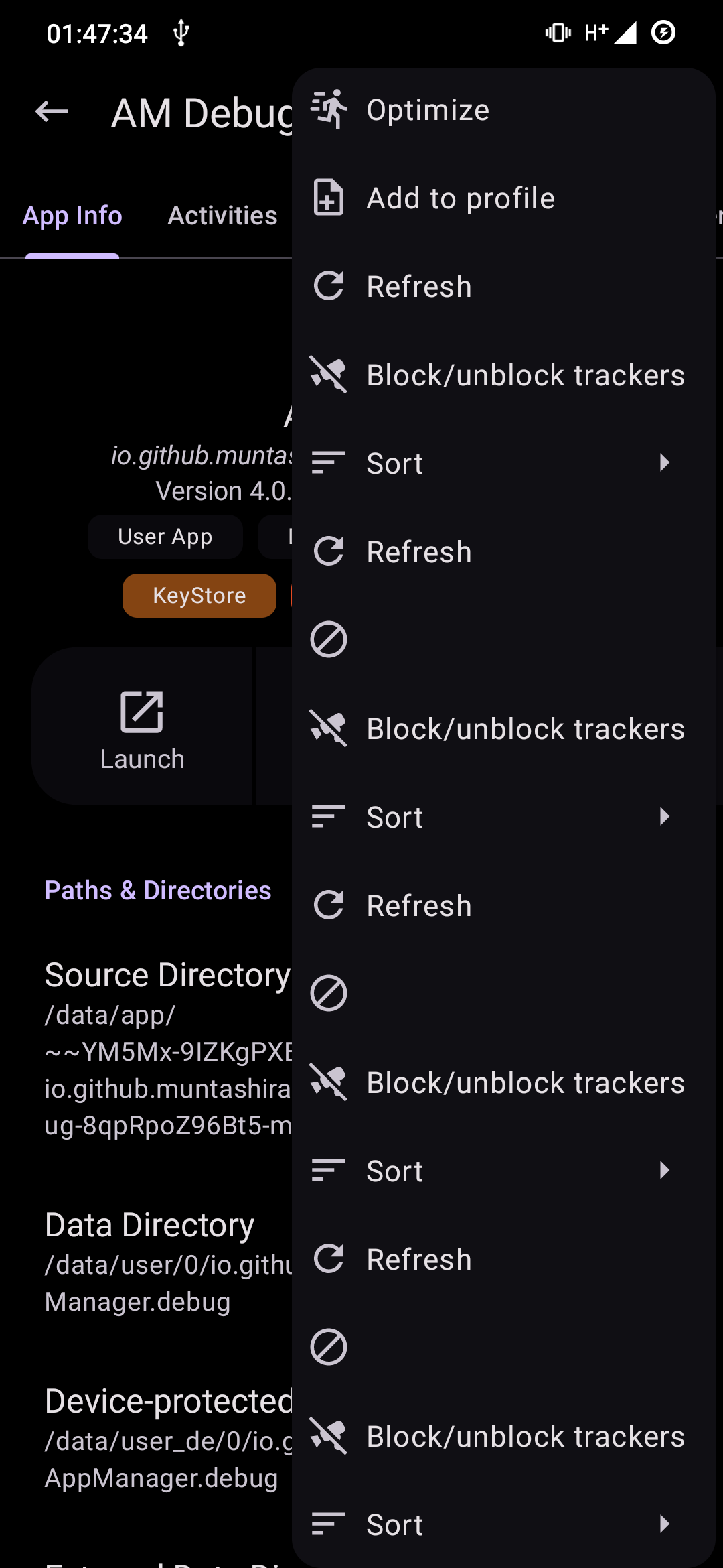 App info Page · Issue #1206 · MuntashirAkon/AppManager · GitHub