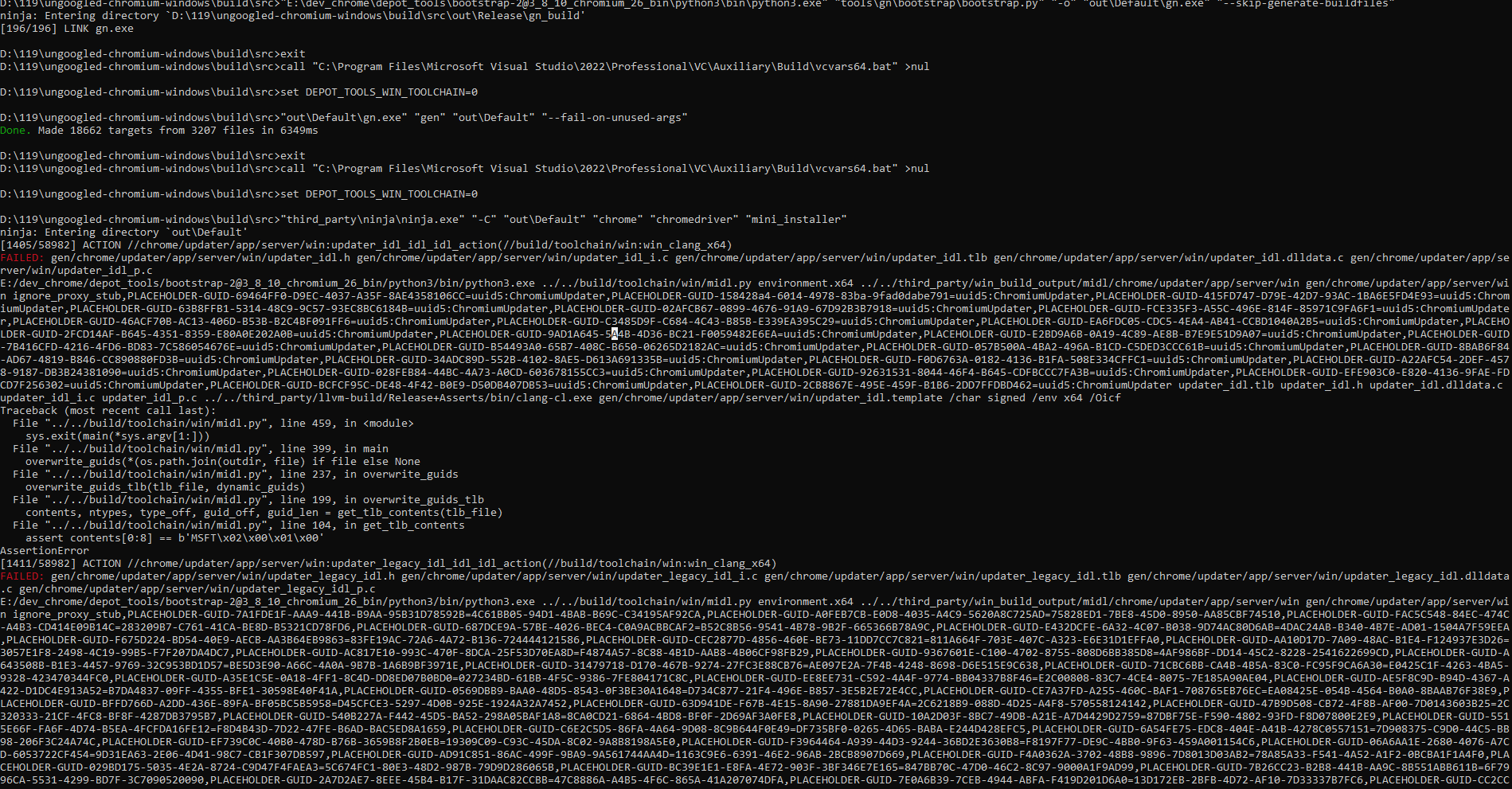 Error when rebuild · Issue #287 · ungoogled-software/ungoogled-chromium-windows · GitHub