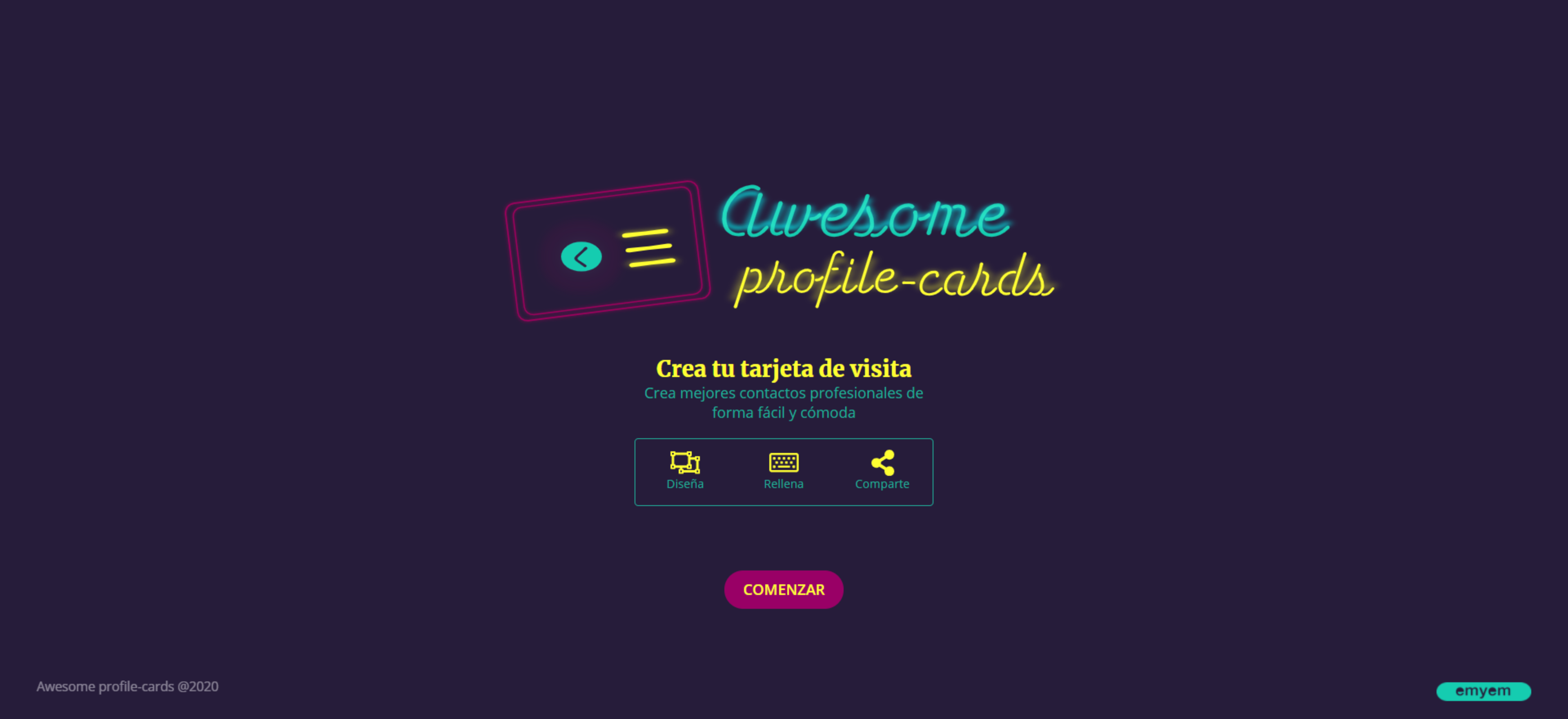 GitHub - EstiBv/Awesome-Profile-Cards: App web develop with vanilla ...