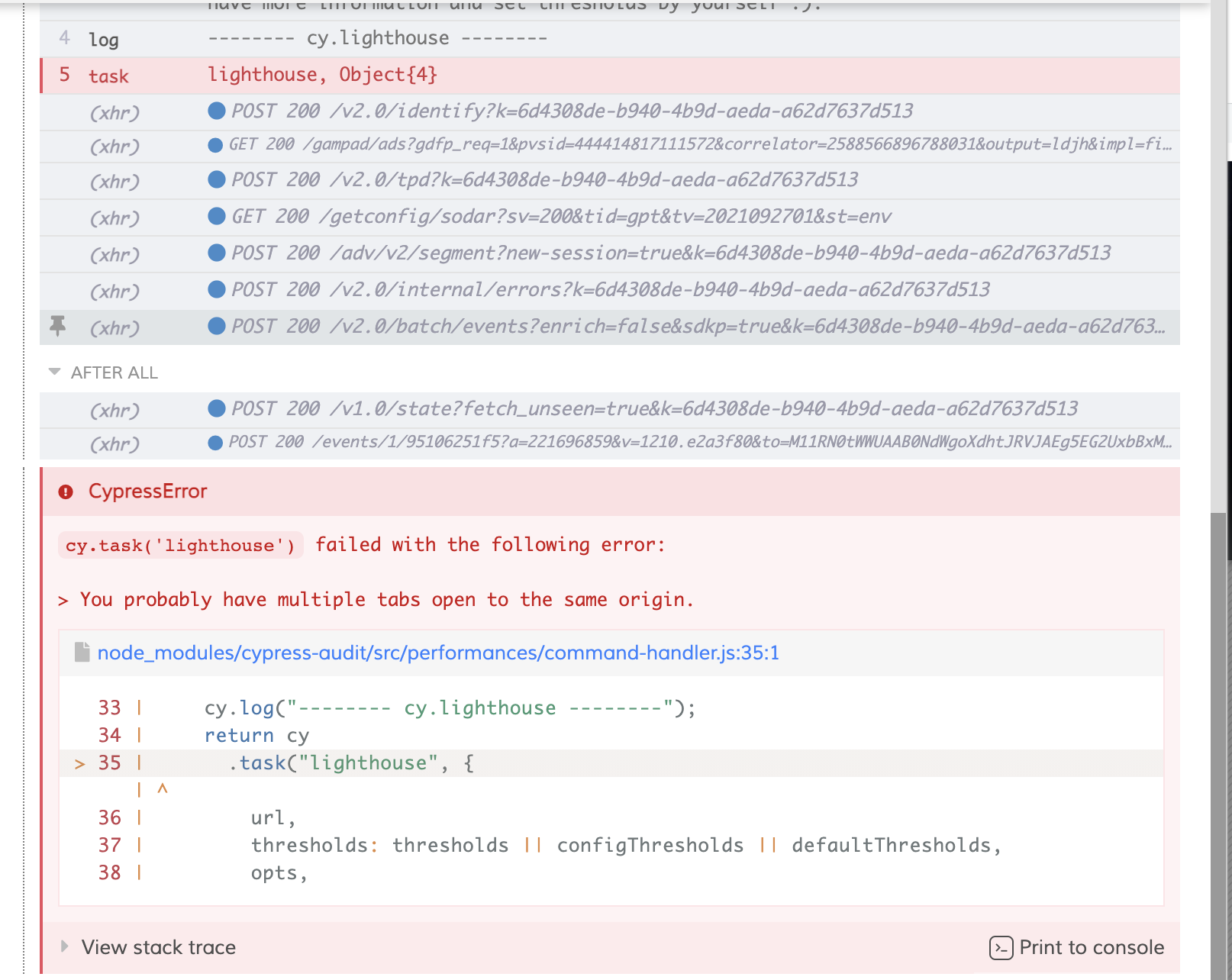 Error You Probably Have Multiple Tabs Open To The Same Origin · Issue
