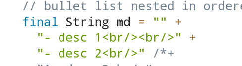 Bullet/Unordered list unable to have a newline · Issue #281 · noties/Markwon · GitHub