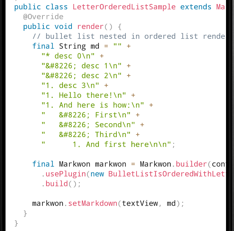 Bullet/Unordered list unable to have a newline · Issue #281 · noties/Markwon · GitHub