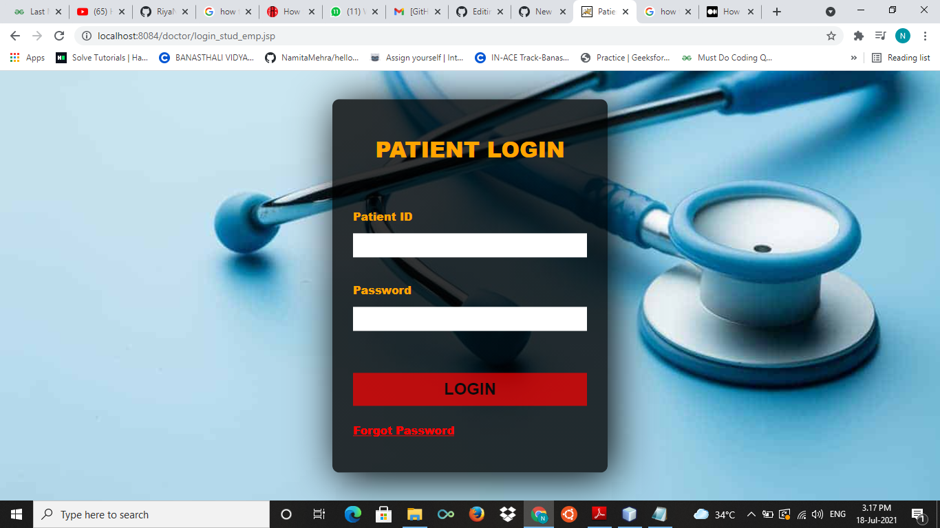 GitHub - NamitaMehra/E-Healthcare-Management-System: This web application will facilitate the ...