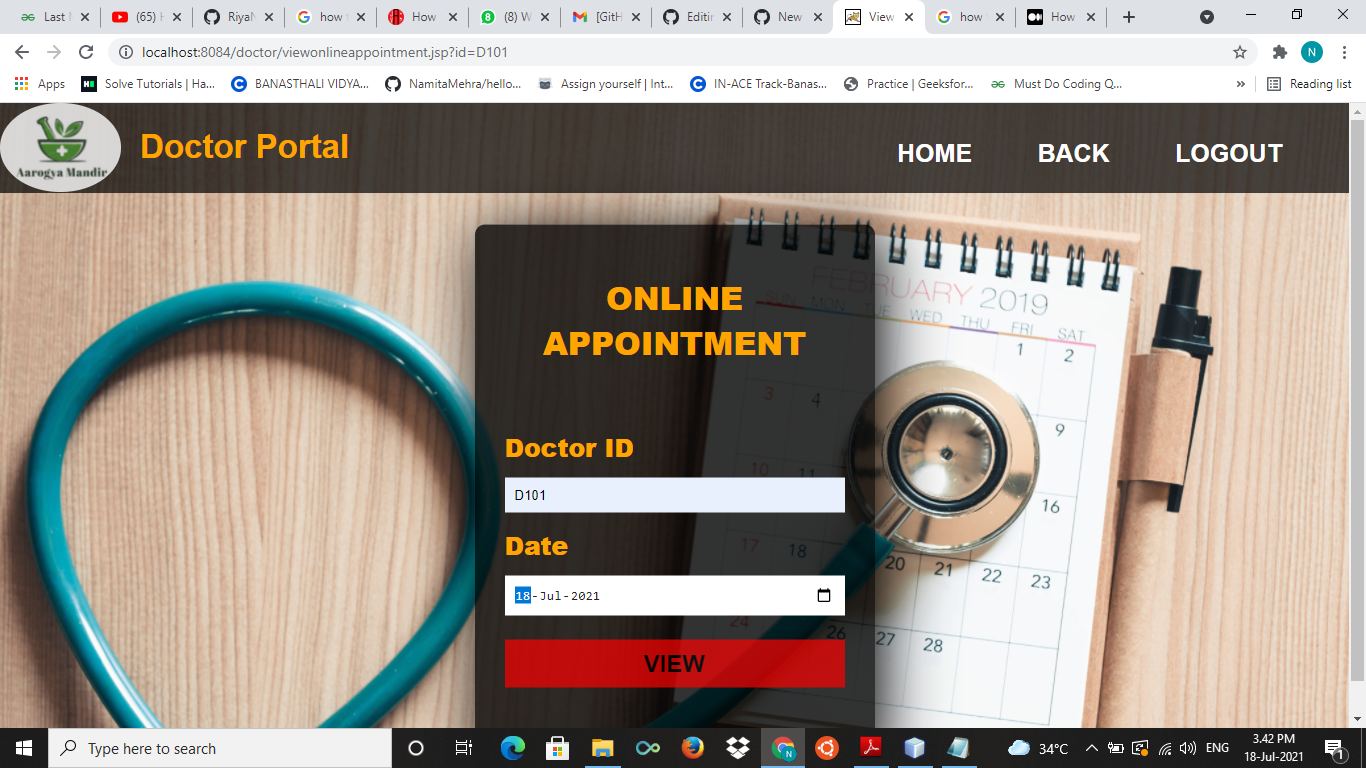 GitHub - NamitaMehra/E-Healthcare-Management-System: This web application will facilitate the ...