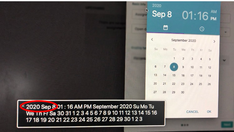 [DatePicker] A11y - read the date as current · Issue #2110 · mui/material-ui-pickers · GitHub