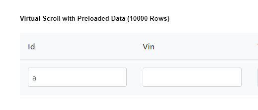 Table: Virtualscroll and filter, header disappears if none found · Issue #12517 · primefaces ...