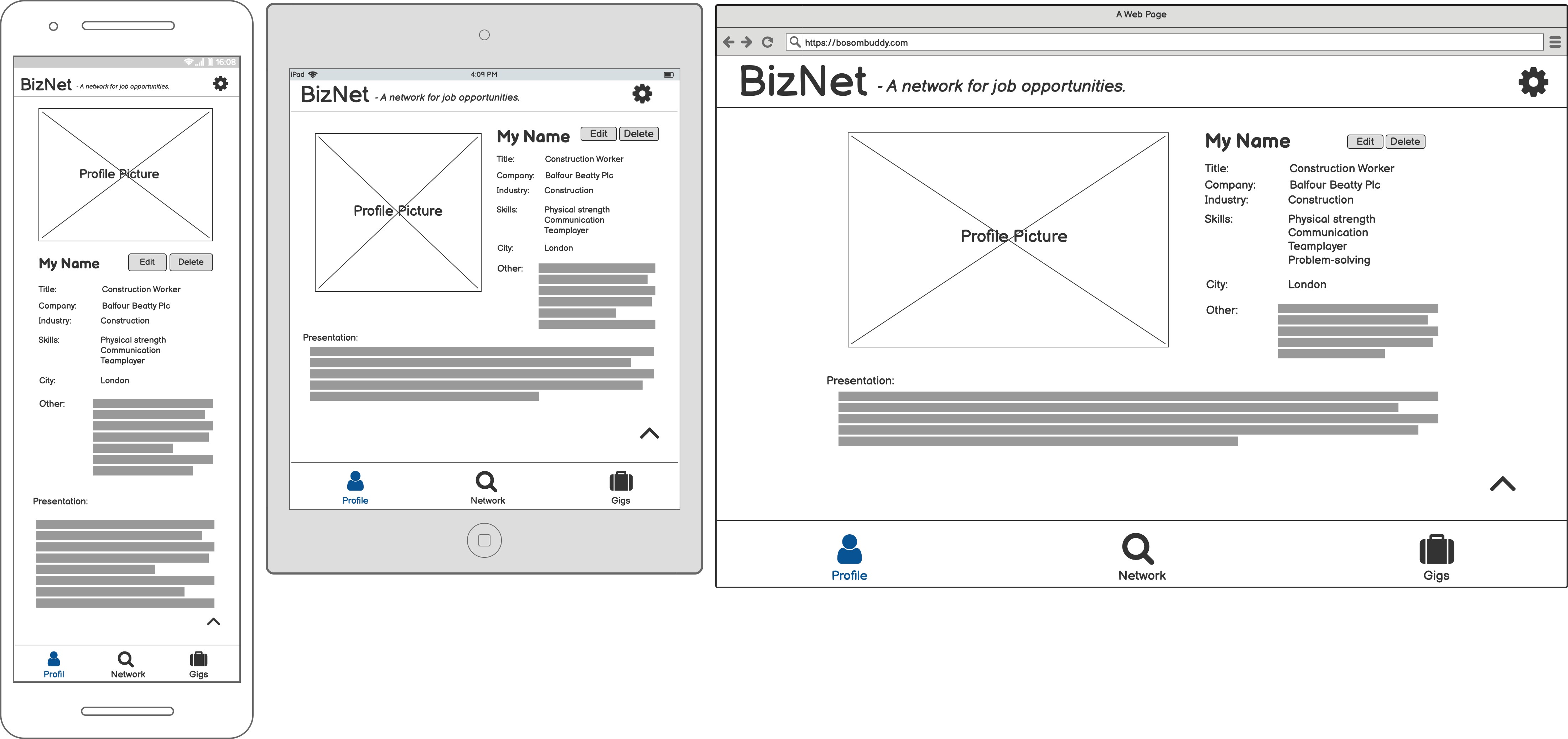 GitHub - Code-Institute-Submissions/BizNet: Network site for job listings with Strip subscription.