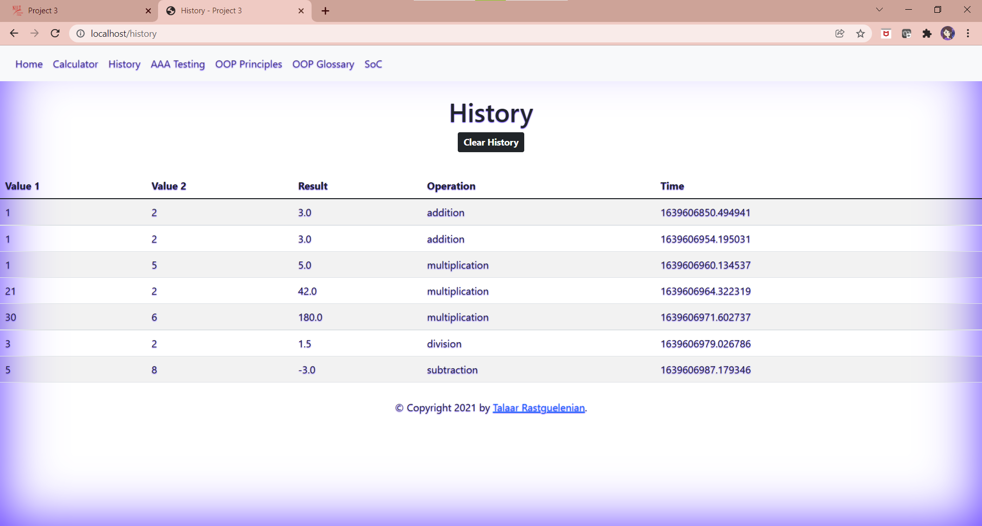 GitHub - tlr24/calc_project